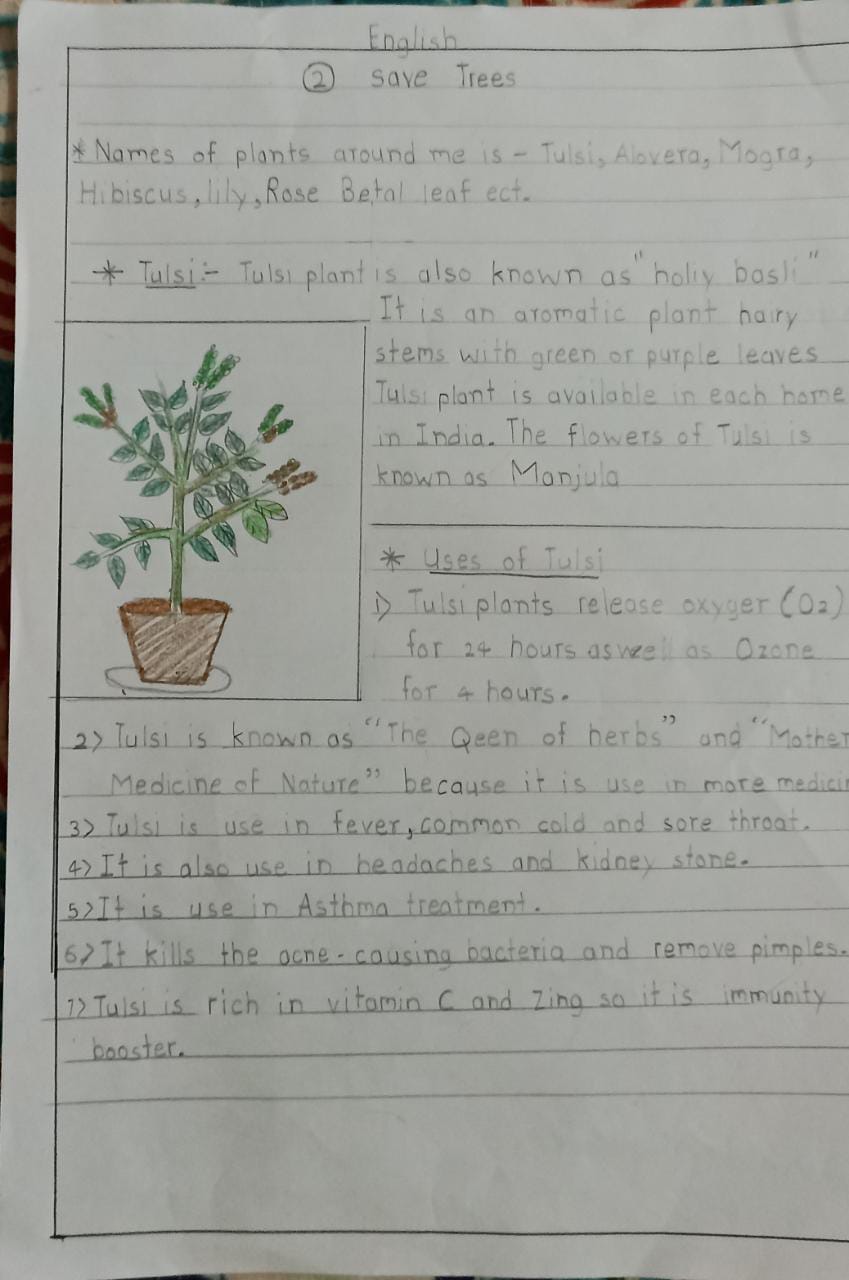 Save Tree and Poster Presentation on Honesty is best policy – Abhinav ...